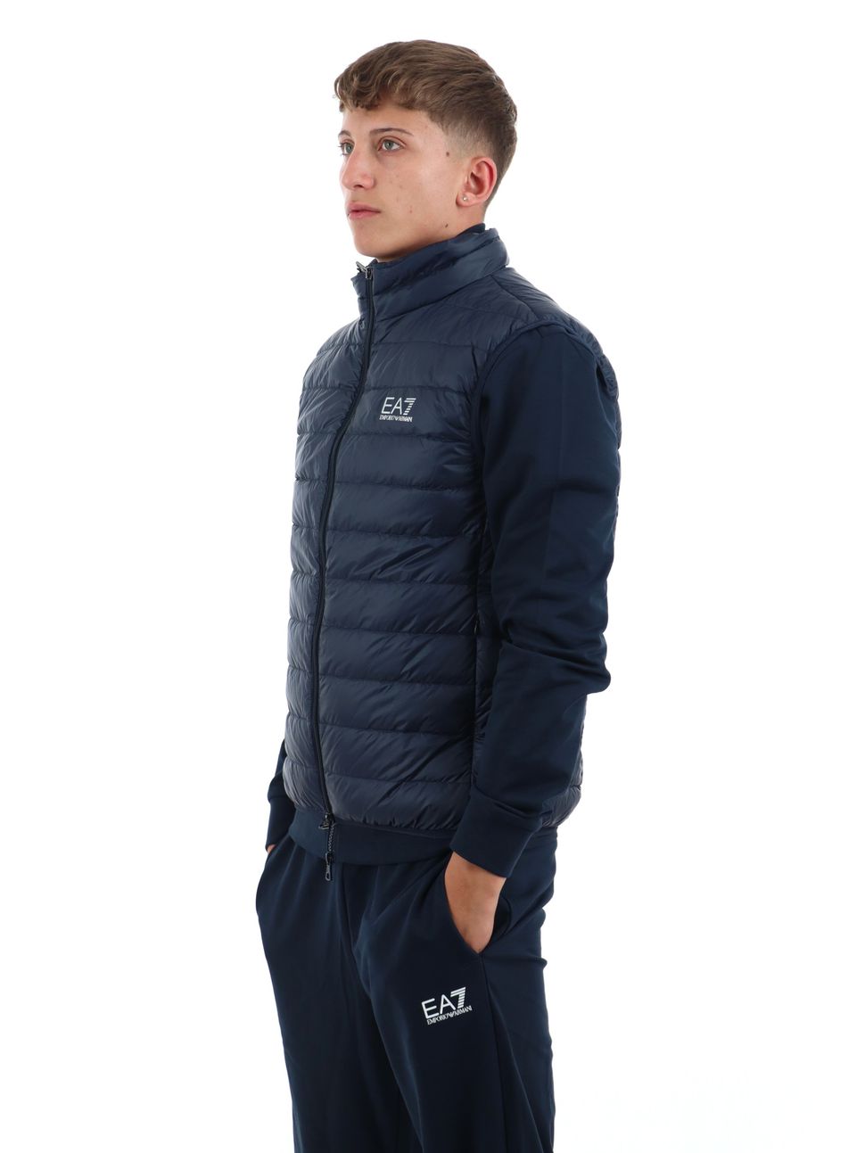 Smanicato EA7 8NPQ06 PNGPZ da uomo blu. | GulliverModa