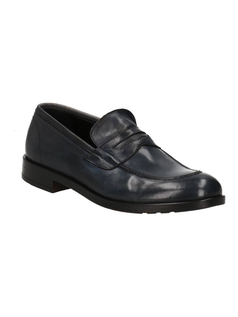 Mocassino Kebo 7766 da uomo blu. | GulliverModa